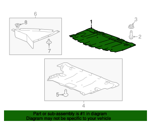 2017-2018 Cadillac CT6 Front Bumper Fascia Lower Stiffener 23349911 ...