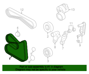 1998-2006 BMW | Serpentine Belt | 11287636379 | BMW OEM Parts Store