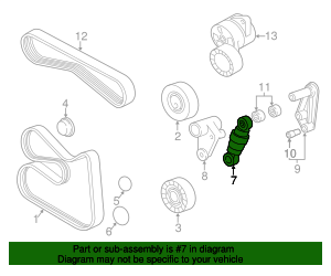 11-28-1-717-188 - Belt Tensioner 1992-2008 BMW | BMW OEM Parts