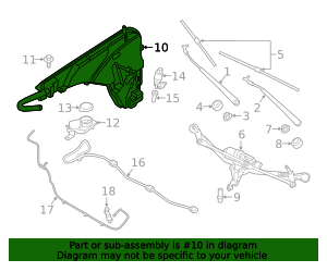 61667483867 - 2019-2025 BMW Reservoir (61-66-7-483-867) | BMW of South ...