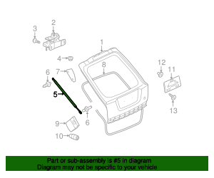 LR062078 - Tailgate Pull Down Motor 2012-2013 Land Rover Range Rover ...