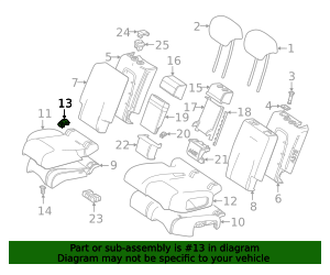 247-860-84-02-9051 - Child Restraint Anchor Plate Bezel 2020-2023 ...