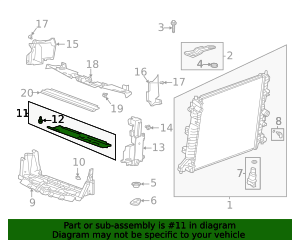 84520772 - F Baffle 2022-2025 Cadillac | Gateway Buick GMC Parts