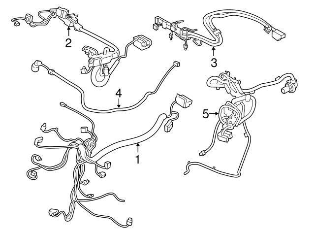 2017-2019 BMW Engine Harness 12518636054 | OEM Parts Online
