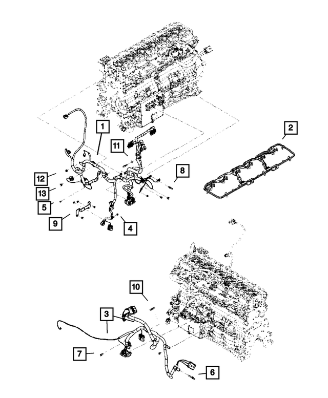 2006-2024 Mopar 06-15 Dodge Ram Diesel Trucks VALVE COVER GASKET ...