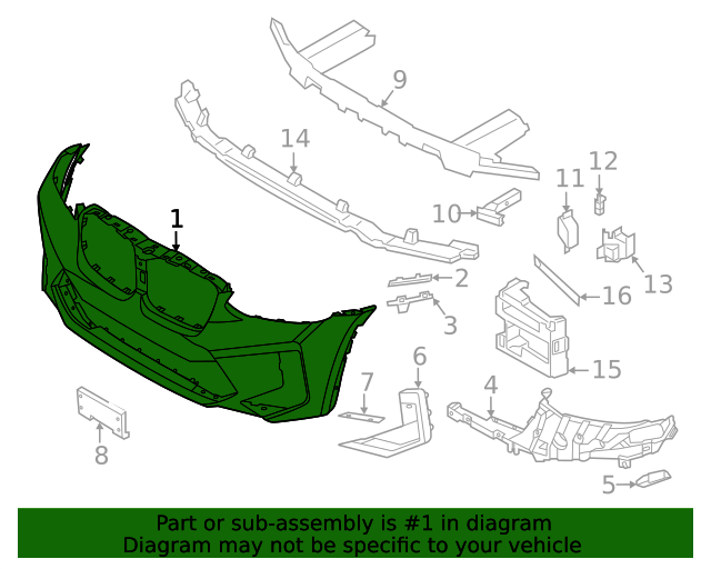 Genuine BMW 51-11-7-885-217 | Bumper Cover | FREE Shipping on Most ...