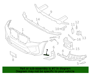Genuine BMW 51-11-8-084-913 | Trim Bezel Bracket | FREE Shipping on ...