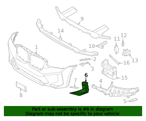2022 BMW X4 Trim Bezel 51-11-5-A38-AE7 | BMW Mini Parts Depot