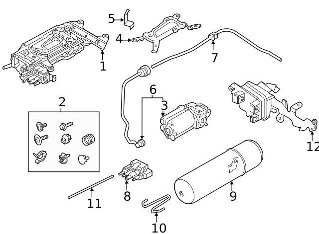 2017-2024 Porsche Suspension Self-Leveling Valve 971-616-056-C | Sunset ...