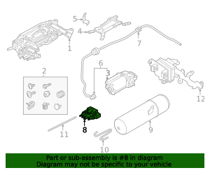 2017-2024 Porsche Suspension Self-Leveling Valve 971-616-056-C | Sunset ...