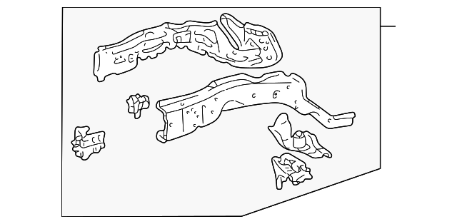 57101-06026 - Side Member Assembly - 1999-2004 Toyota | OEM Genuine ...