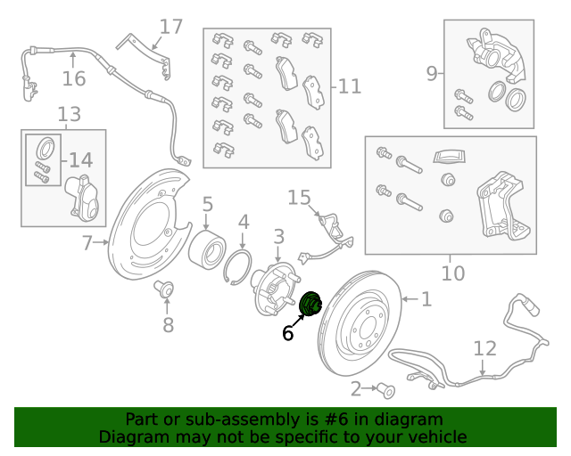 2005-2023 Land Rover Axle Nut LR024151 | OEM Parts Online