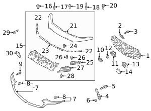 2019-2020 Mazda 3 Inner Bracket BCKA-50-162B | QuirkParts
