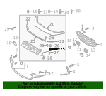 2019-2023 Mazda 3 Outer Bracket - Driver's Side (LH) BCKB-50-162 ...