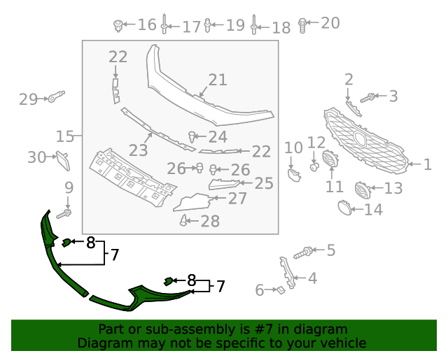 2019-2023 Mazda 3 Lower Molding BDTS-50-7K0A | Mazda-Parts