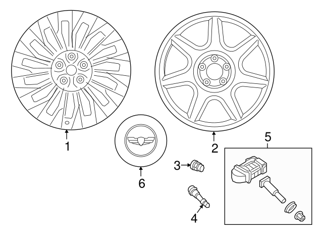 52910-D2210 - Wheel 2017-2019 Genesis G90 | AutoNationParts.com