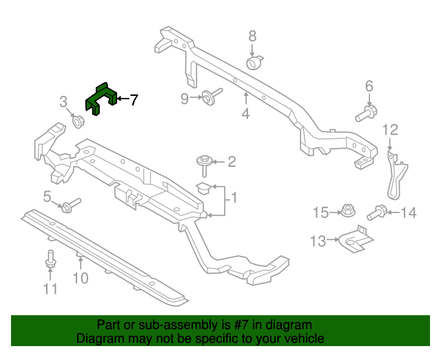 2015-2021 Ford Bracket FT4Z-13A004-A | Village Ford
