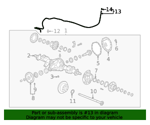 15920577 GM Rear Axle Vent Hose | GM Parts Store