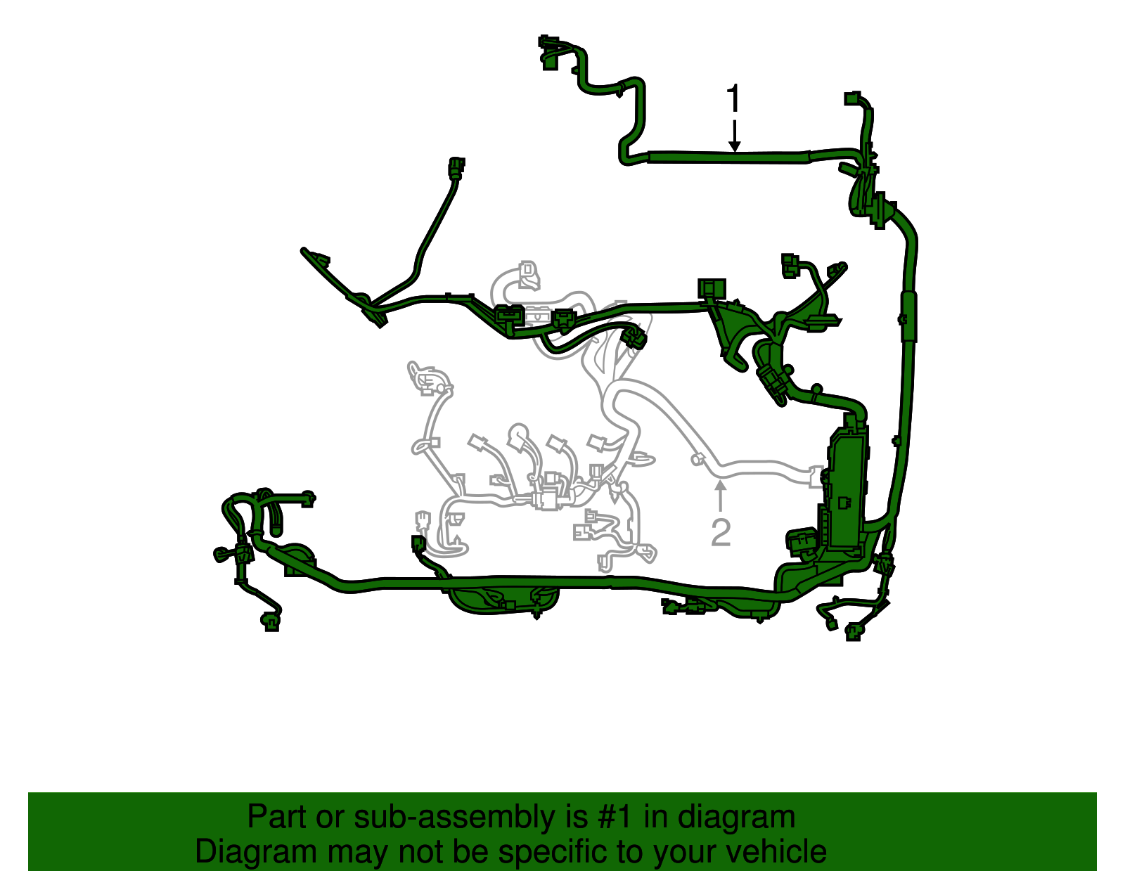 8L8Z-12A581-BA - Engine Harness 2008 Ford Escape | AutoNation Parts
