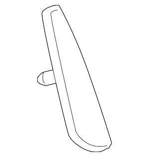 75766-0C010 - Door Applique (Left, Rear) - 2008-2022 Toyota Sequoia ...