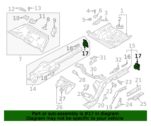 4K0-804-474 - Frame Rail End 2019-2024 Audi | AutoNation Parts