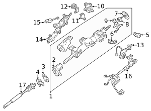 2015-2020 GM Steering Column Electronic Lock 23303625 GM ...