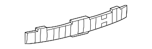 52615-47050 - Bumper Impact Absorber - 2010-2015 Toyota | OEM Genuine ...