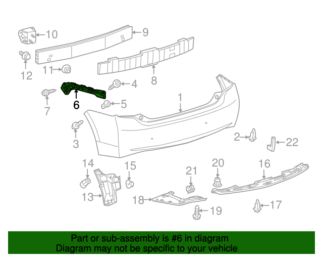 52576-47021 - Side Retainer 2010-2015 Toyota | Ourisman Toyota Parts