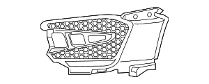 71108-TJB-A50 - Garnish, L Front Bumper In 2019-2021 Acura RDX | Honda ...