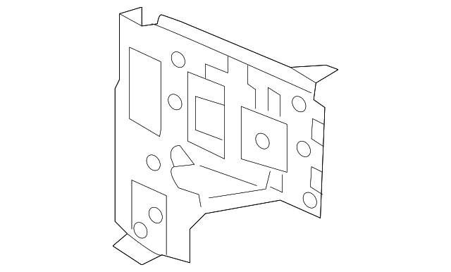 60919-TJB-A00ZZ - Flange, L Front Bumper Beam Extension 2019-2021 Acura ...