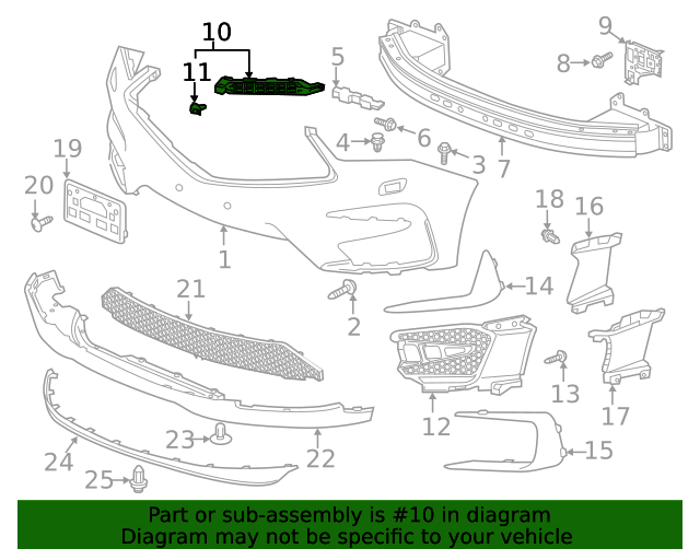 Buy A 2019-2021 Acura RDX Beam, L Front Bumper Corner (Upper) 71190-TJB ...