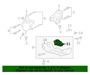 L1MZ-6068-K - Trans Mount 2020-2023 Ford | Ford Parts Direct