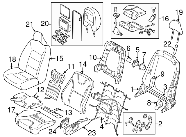 8613313 - Seat Lumbar Adjustment Knob 2004-2018 Volvo | AutoNation Parts