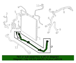 167-501-98-02 - Coolant Hose 2020 Mercedes-Benz | Mercedes-Benz USA Parts