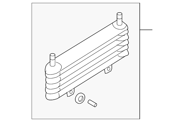 2001-2005 Hyundai Oil Cooler 25460-39500 | OEM Parts Online