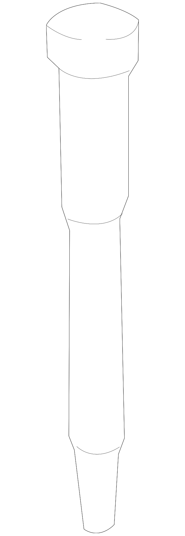 2009-2016 Audi Bumper Cover Support Rail Pin WHT-002-592 | Audi USA Parts