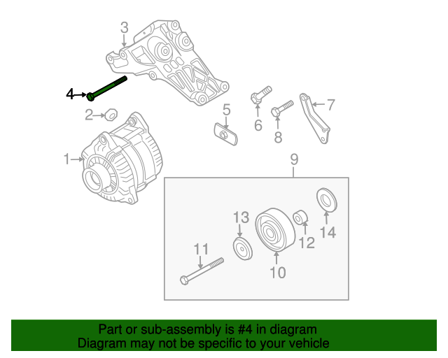 2004-2021 Nissan Mount Bracket Mount Bolt 081B7-0021A | OEM Parts Online