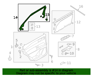 2020 Ford Window Molding LB5Z7825505AA | OEM Parts Online