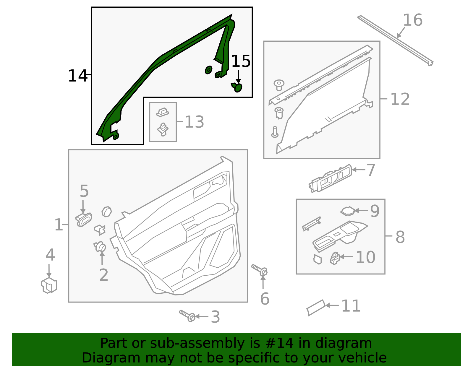 OEM Ford Window Molding For 2020-2025 Ford Explorer - Part No. LB5Z ...