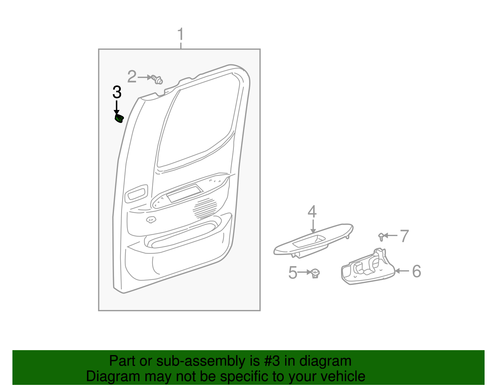 2000-2015 Toyota Overhead Console Clip 90468-05125 | Toyota Parts Center