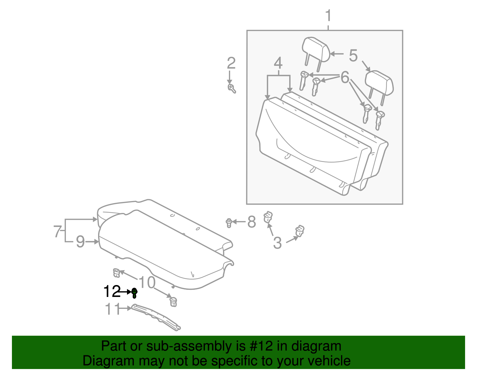 2000-2016 Toyota Bracket Bolt 91661-60616 | Toyota Parts Center