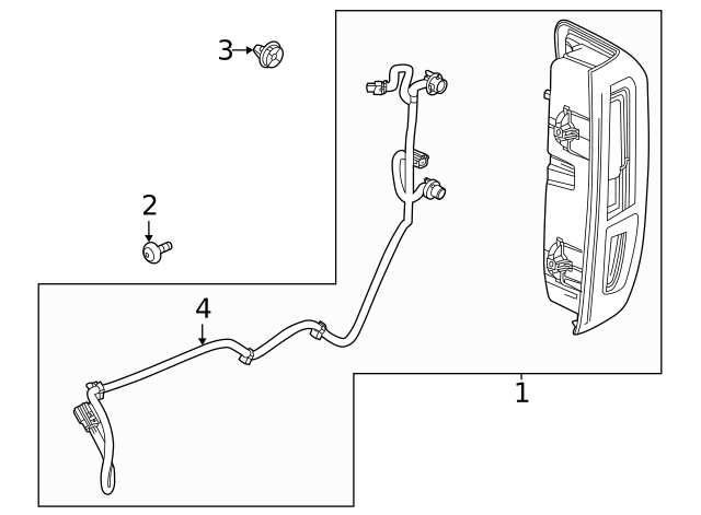 2024 GMC Tail Lamp 86579979 GM | GMPartsDirect.com