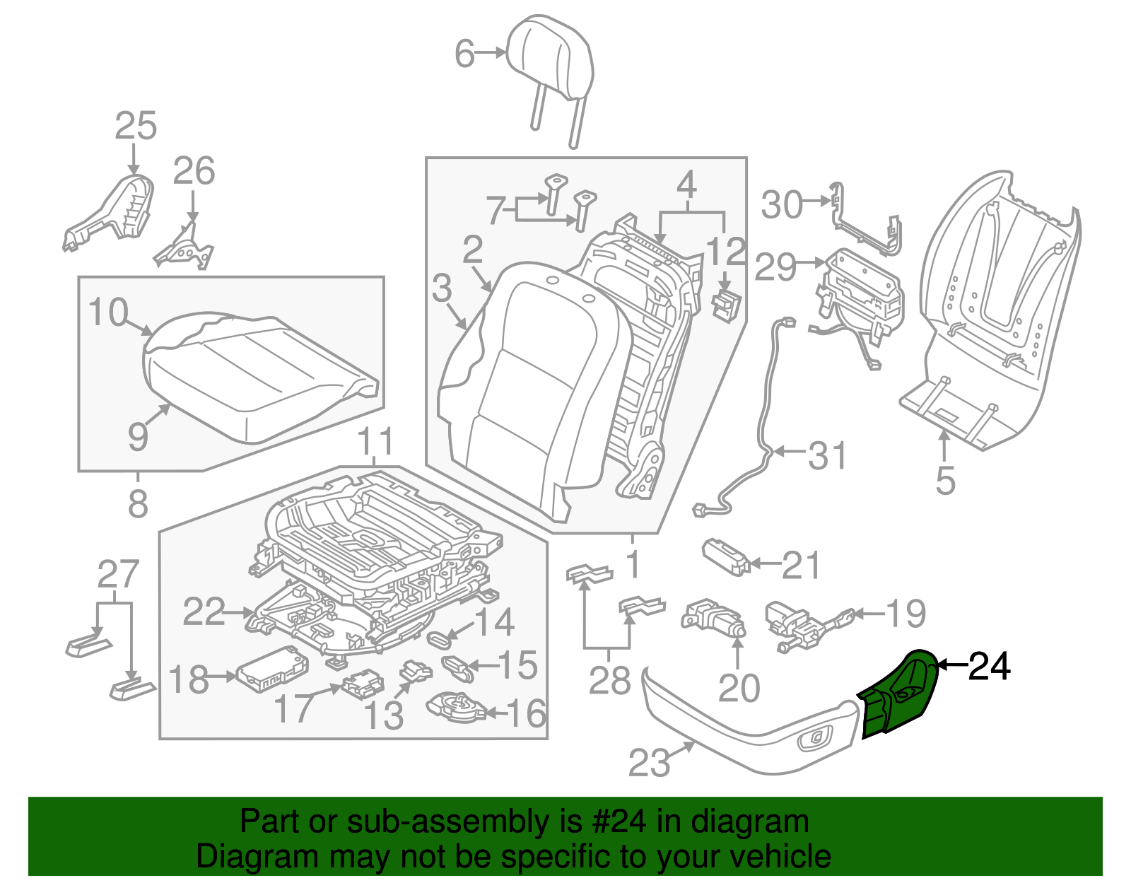 2014-2016 Hyundai Equus Outer Finish Panel 88178-3N700-RY | Hyundai ...