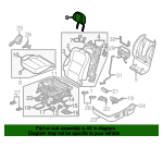 2014-2016 Hyundai Equus Headrest 88700-3N600-NVN | OEM Parts Online
