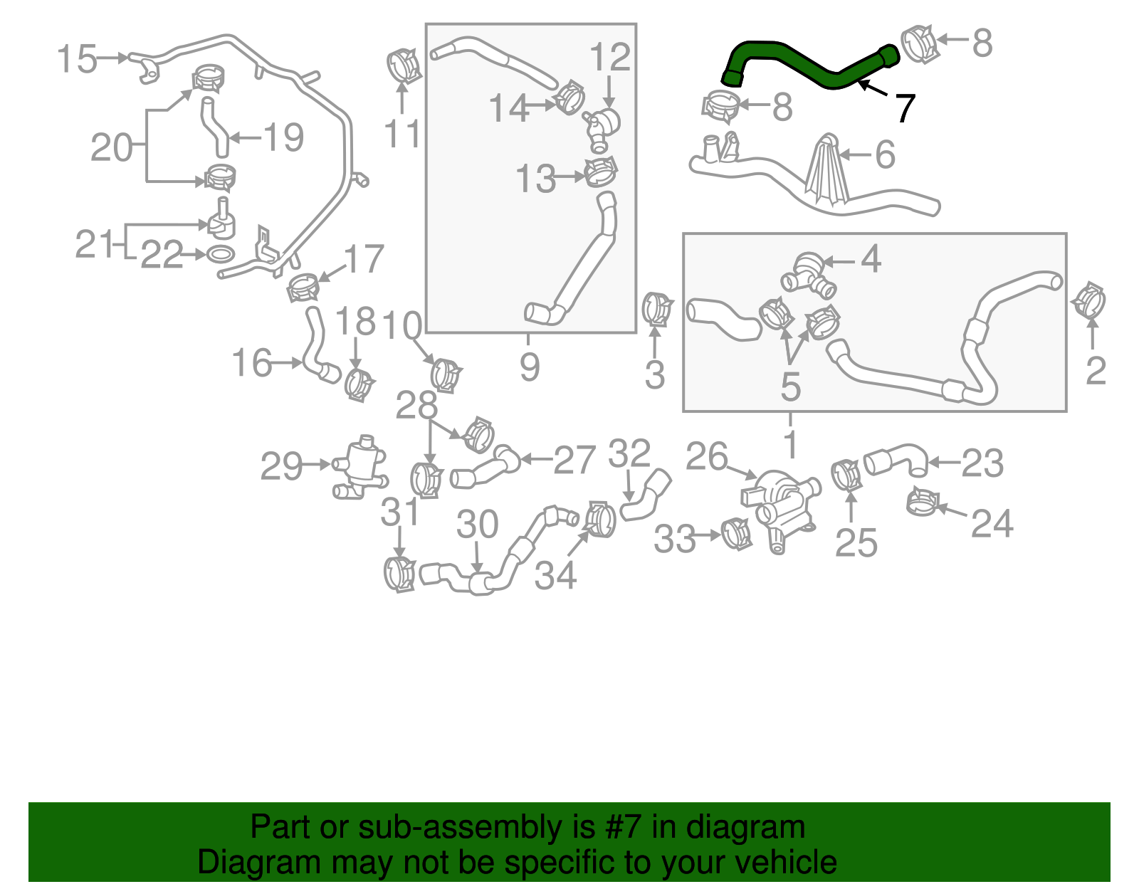 2015-2024 Audi Hose 5Q0-121-058-AE | OEM Parts Online