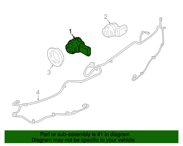 5Q0-919-275-C-G2X - Parking Aid Sensor 2014-2024 Porsche ...