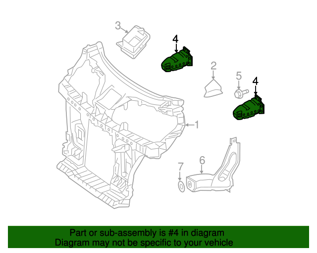 4518850137 - Energy Absorber 2008-2016 Smart Fortwo | Mercedes-Benz USA ...