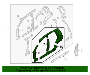 2004-2011 GM Uniside Panel 96957685 | GMPartsDirect.com