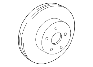 43512-42040 - Disc Brake Rotor - 2006-2018 Toyota | nashuatoyota