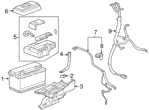 2014-2020 GM Battery Distribution Engine Compartment Fuse Block ...